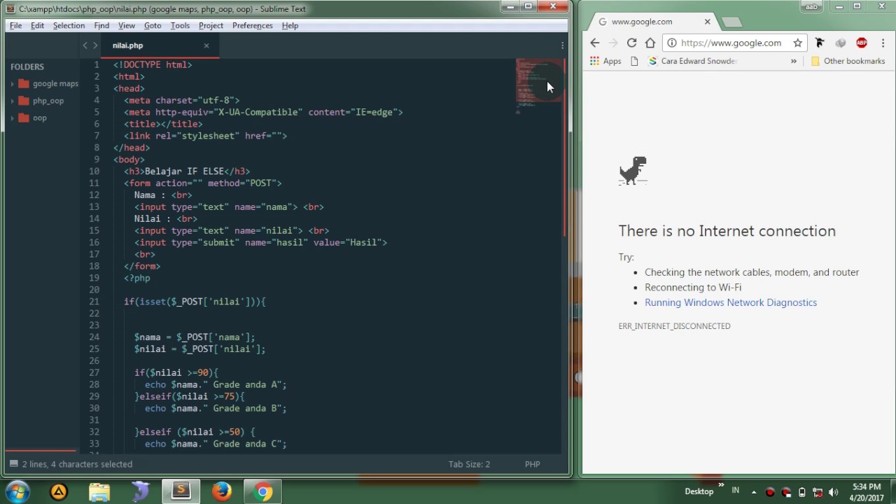 Tutorial switch case pada php