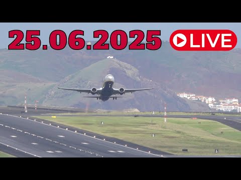 LIVE ACTION From Madeira Island Airport 25.06.2025