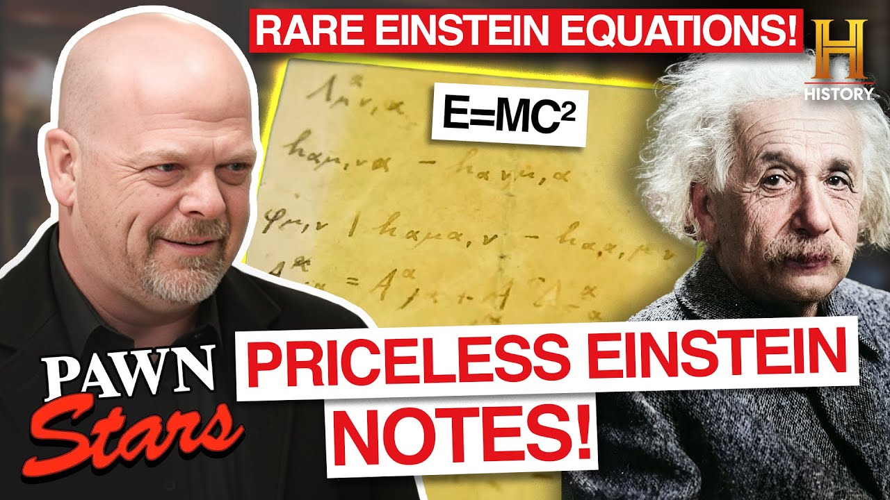 Albert Einstein's Handwritten Math (Season 15) | Pawn Stars