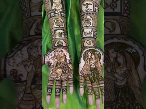 bridal mehandi design #beautiful mehandi design #bridal #Deepika mehandi art