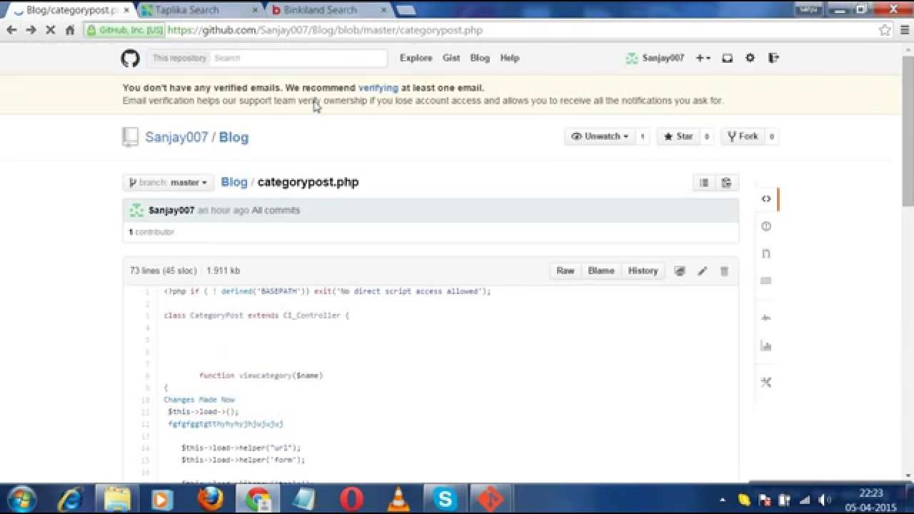 Git Tutorials 3-Add,commit and push Changes