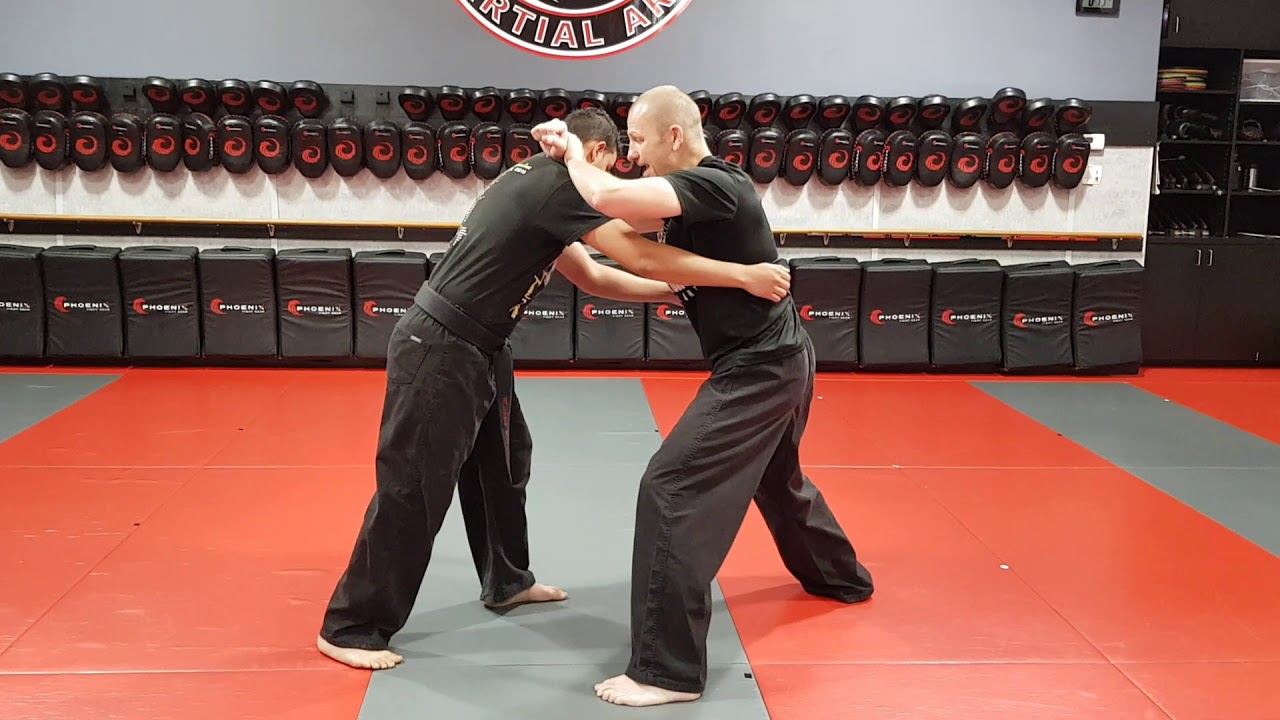 Front Bear Hug Attack (Double Under Hooks)