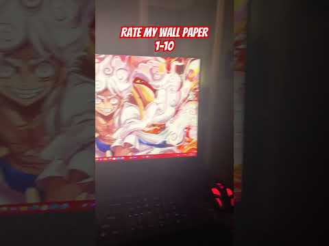 Rate my wallpaper out of 1-10 #shorts #gear5 #gear5luffy