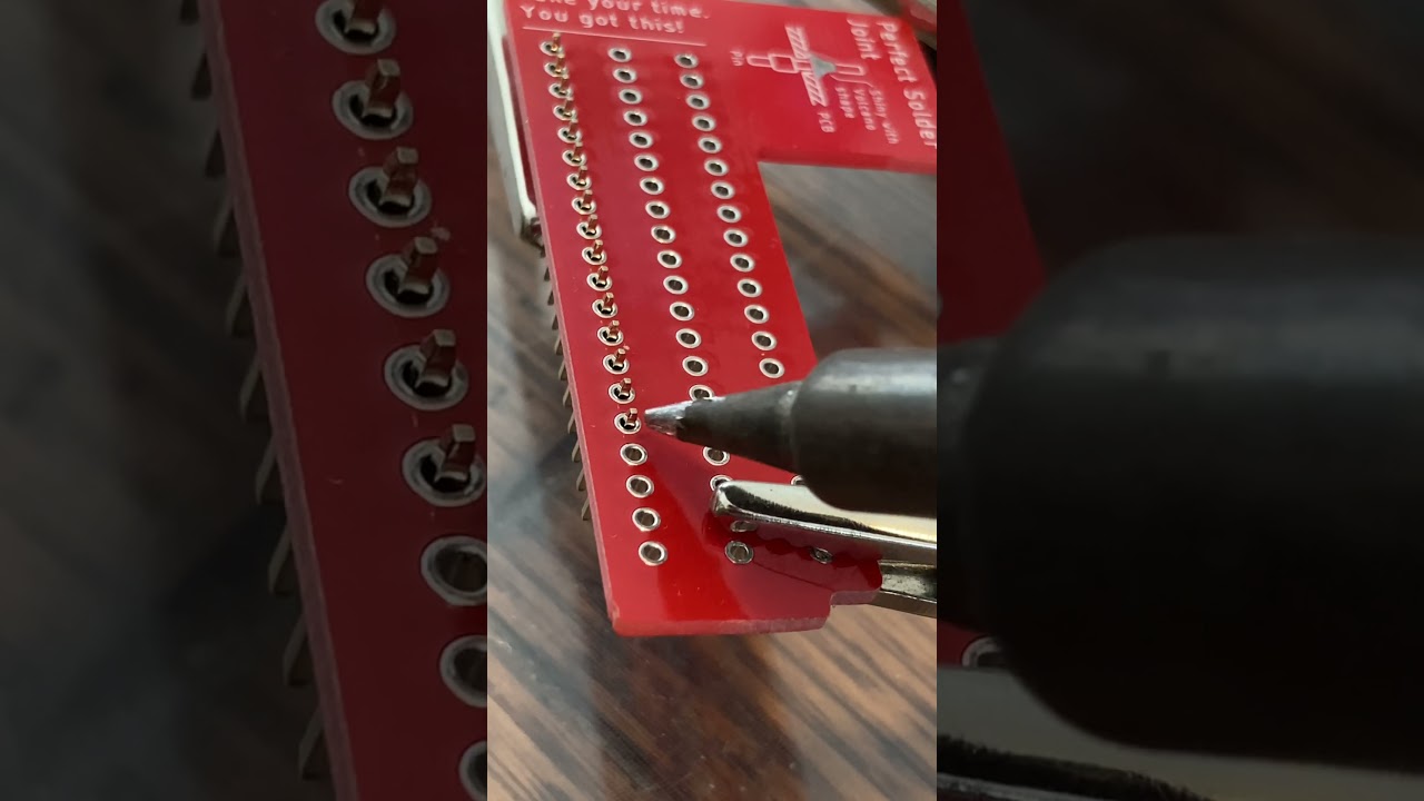 Soldering Pin Headers #diy #arduino