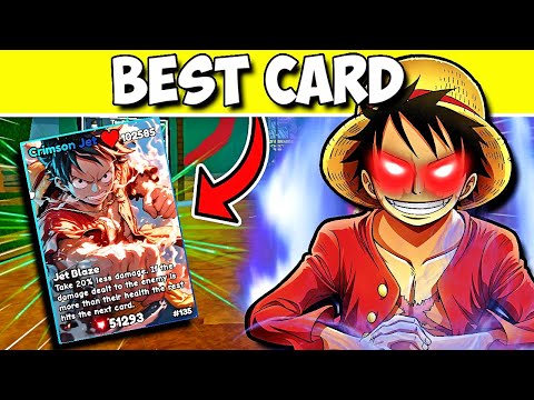 I PULLED OP LUFFY CARD in Anime Card Battle