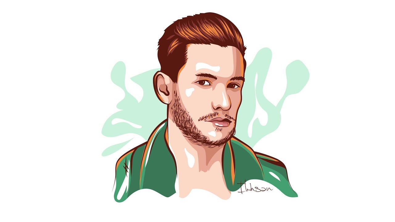 [Speed Art] vector portraits it's cool man 2018 - adobe illustrator CC.2018