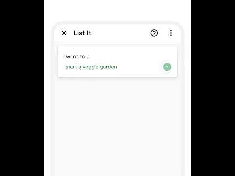 Google Ai Test Kitchen | LaMDA 2 - List It
