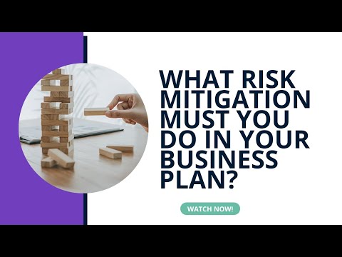 What risk mitigation must you do in your business plan?