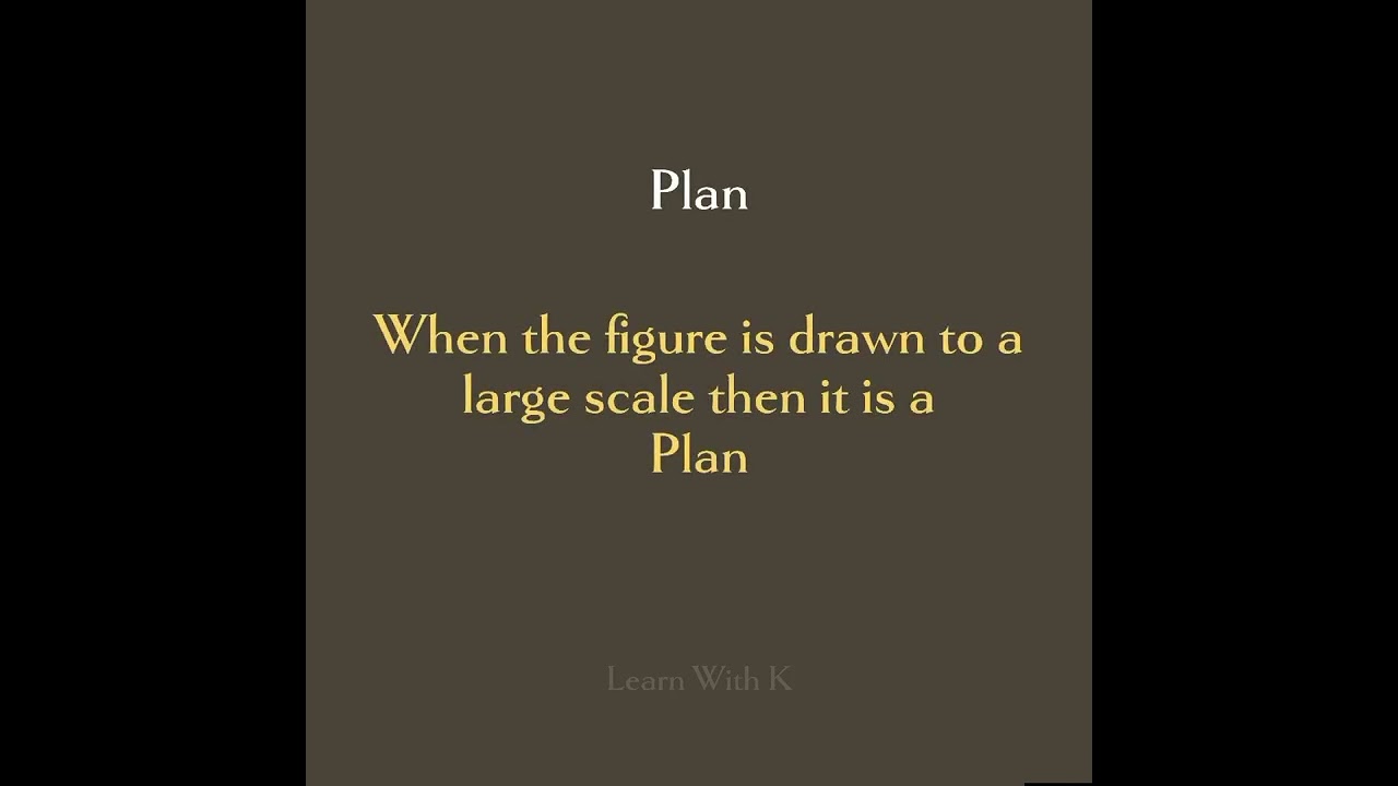 Difference between Plan & Map