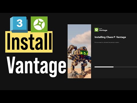 How to Install Chaos Vantage for 3dsMax