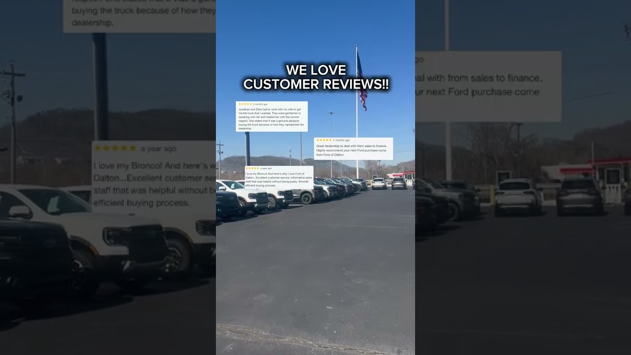 WE LOVE CUSTOMER REVIEWS!