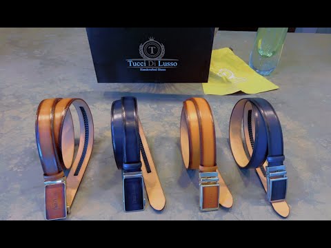 The Ultimate Men's Smart Luxury Italian Leather Belts that's Super Comfortable