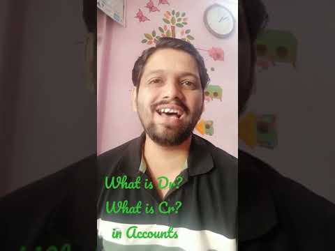 What is DR and CR in Accounting #Shorts