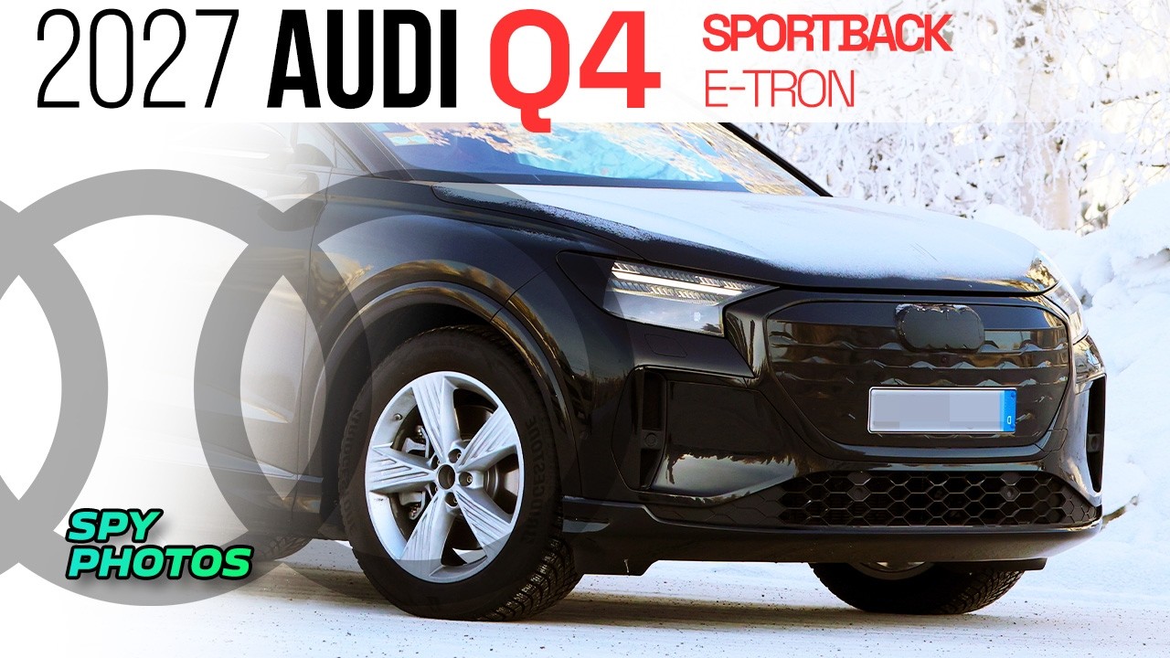 Audi's Facelifted Q4 Sportback e-tron Shows Minor Stylistic Updates ...