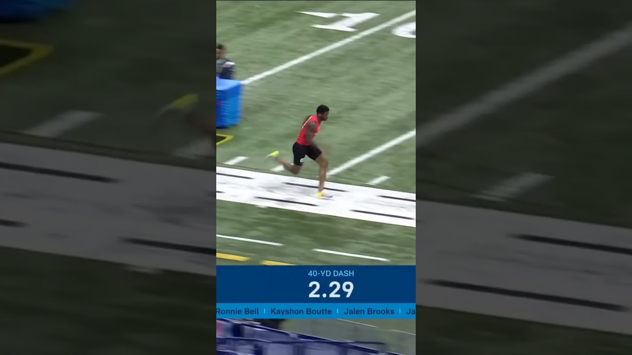 Jordan Addison 40 yard dash - Like and subscribe for more NFL content #combine #vikings #minnesota