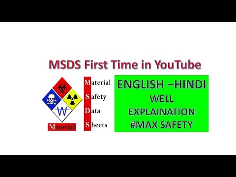 MSDS WELL EXPLAINATION IN ENG-HIN