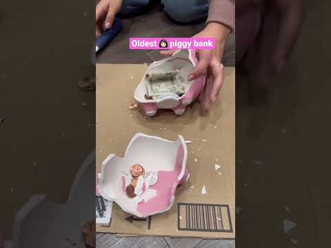 Savings π§π»ππ»ββοΈπ©π» #savings #middlechild #parenting #piggybank #youtubeshorts #wow #shopping