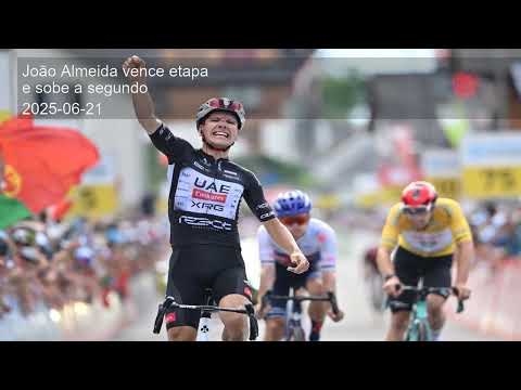 João Almeida vence etapa e sobe a segundo