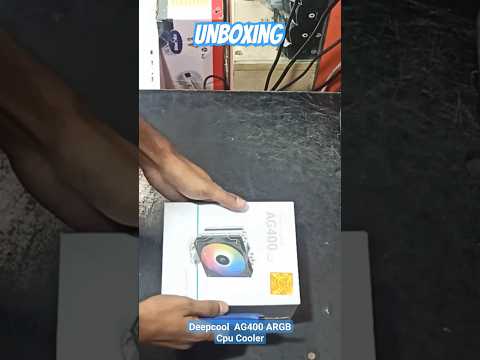 Unboxing Deepcool AG400 ARGB CPU Cooler #unboxing #deepcool #shorts