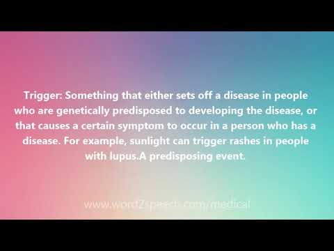 Trigger - Medical Meaning and Pronunciation