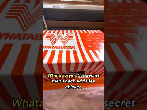Secret Menu HACK @ Whataburger 
