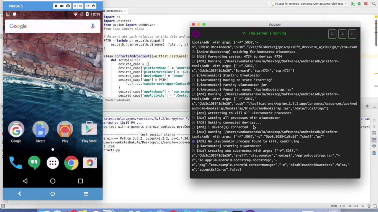 Appium Python Tutorial - Run Appium Test on Real Android Device