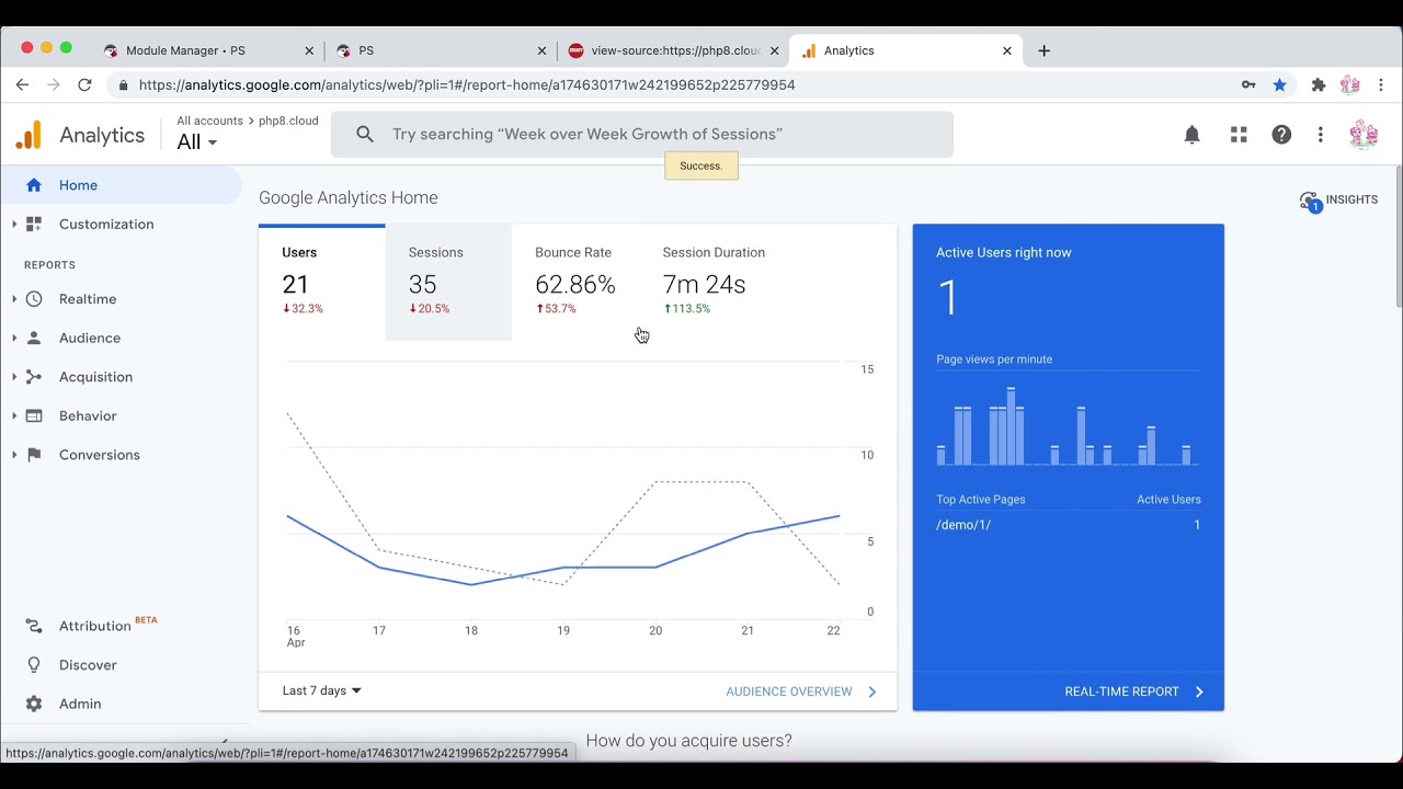 [PrestaShop Modules] - Simple Google Analytics Online