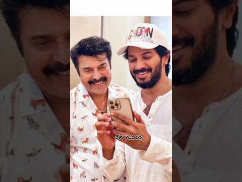 Actor Dulquer Salmaan With Father Mammootty Recent Cute Pictures ❤️😍 #shorts #viral #ytshorts