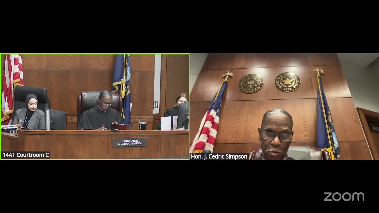 Hon. J. Cedric Simpson's PCC Docket on 04/23/2026