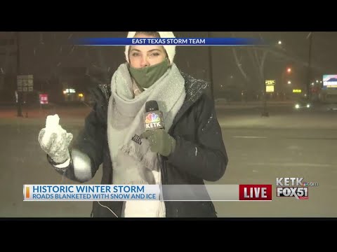 Stay off the roads and conserve electricity as snowstorm slams East Texas