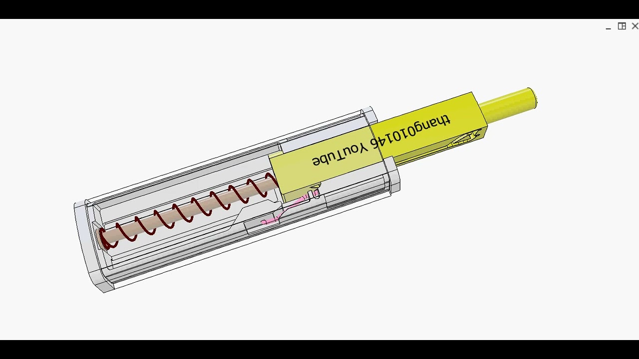Push-push button mechanism 4