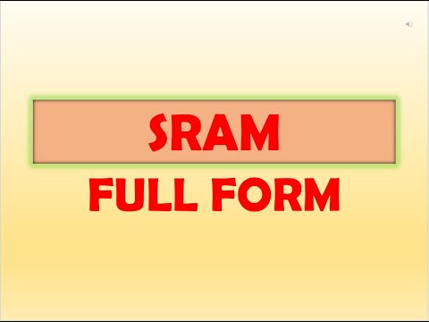 SRAM || sram full form || full form of sram || sram stands for