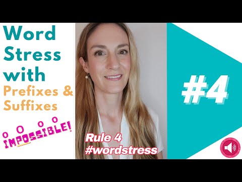 Rule 4: Prefixes & Suffixes are never stressed | English Pronunciation 💬