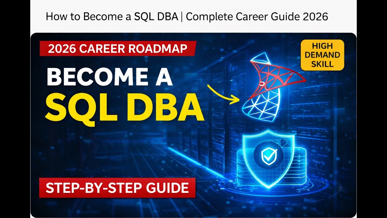 How to Become a SQL DBA Career Guide 2026
