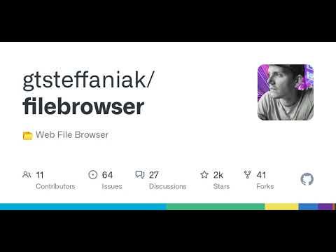 GitHub - gtsteffaniak/filebrowser: 📂 Web File Browser