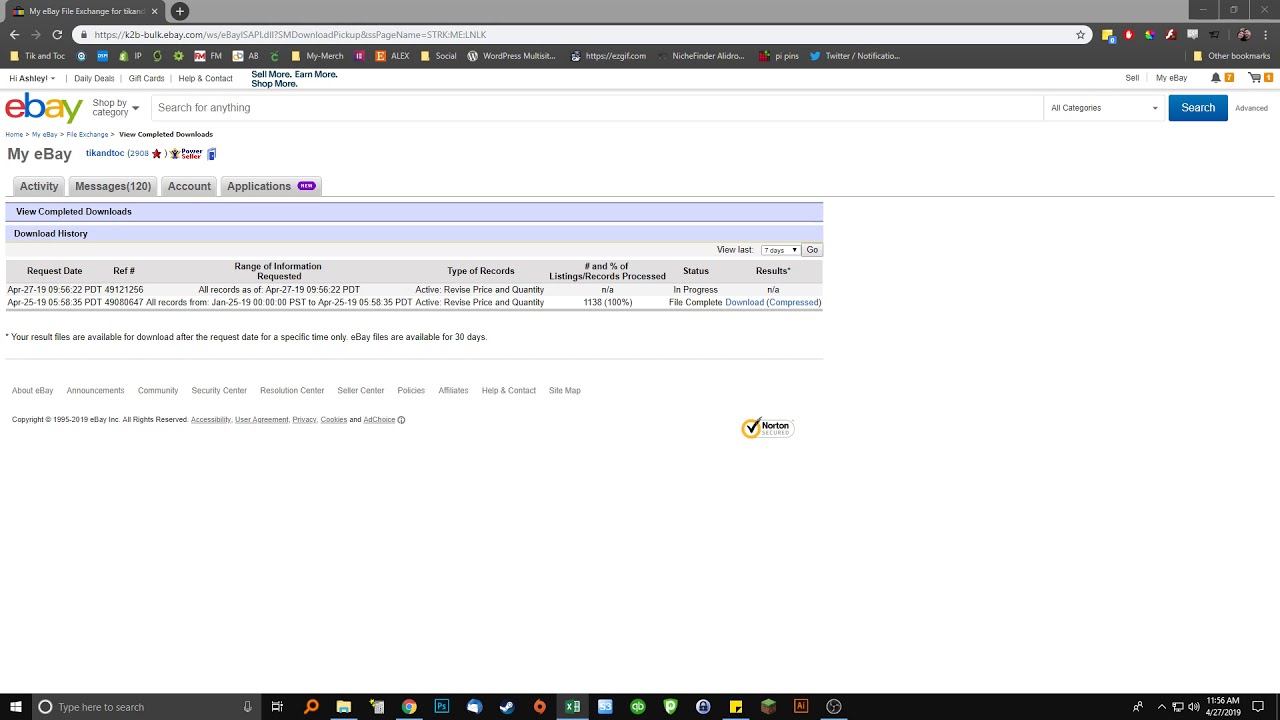 Update Prices and Quantities in Ebay Listings Using File Exchange