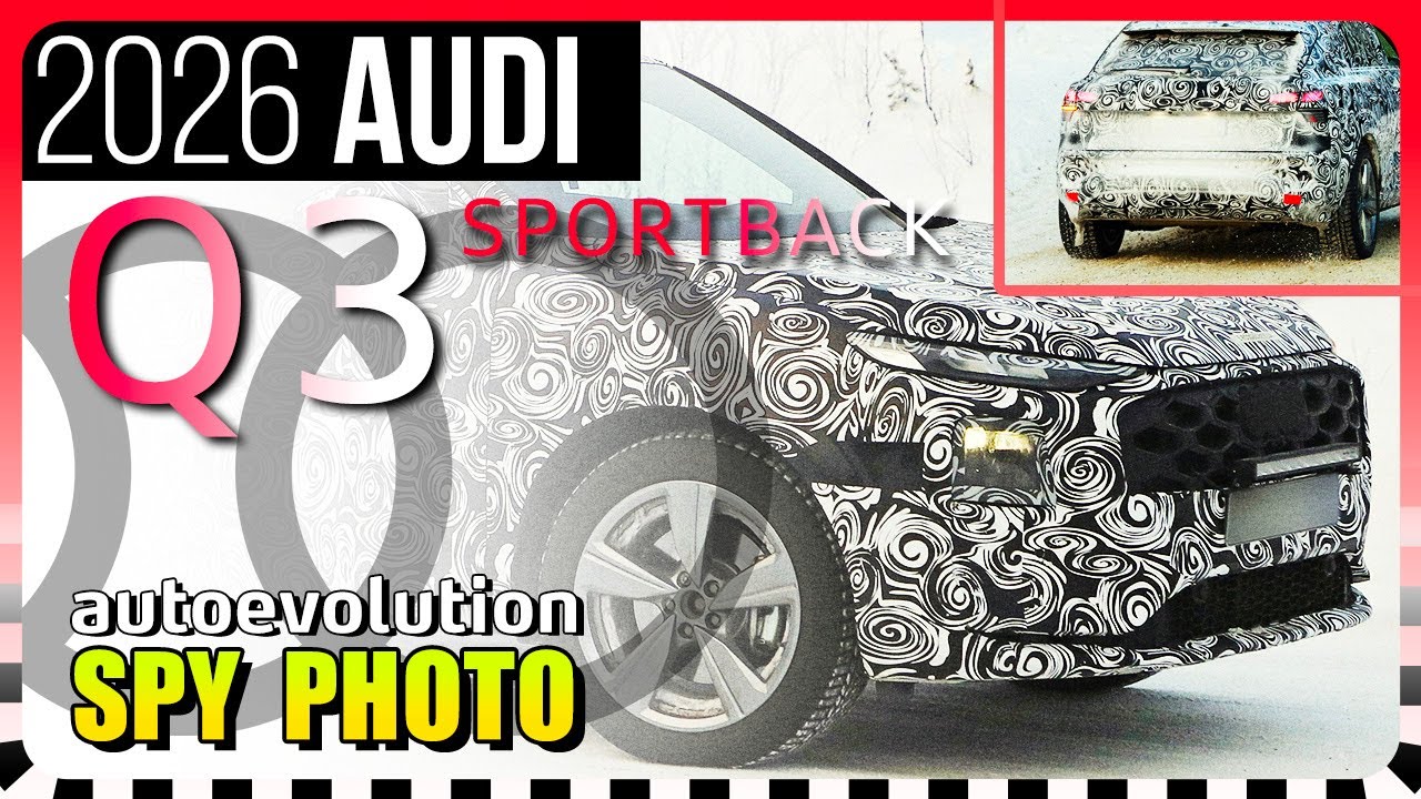 2026 Audi Q3 Sportback Makes Spy Photo Debut - autoevolution