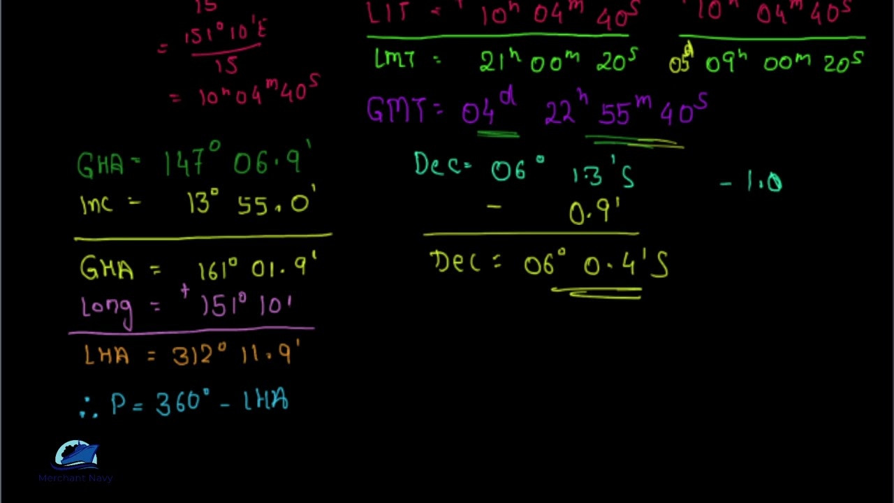 Exercise 31| Intercept & L.O.P. | Practical Navigation | Merchant Navy