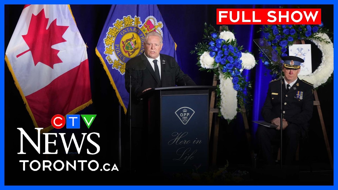 Thousands attend funeral service for OPP Officer Brandon Malcolm | CTV News Toronto Noon May 6, 2026