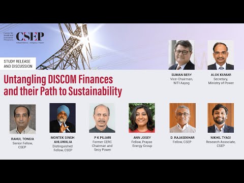 Study Release and Discussion: Untangling DISCOM Finances and Their Path to Sustainability