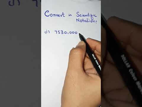 Scientific notation short trick | Maths short video| #youtubeshorts #faizamathstutor