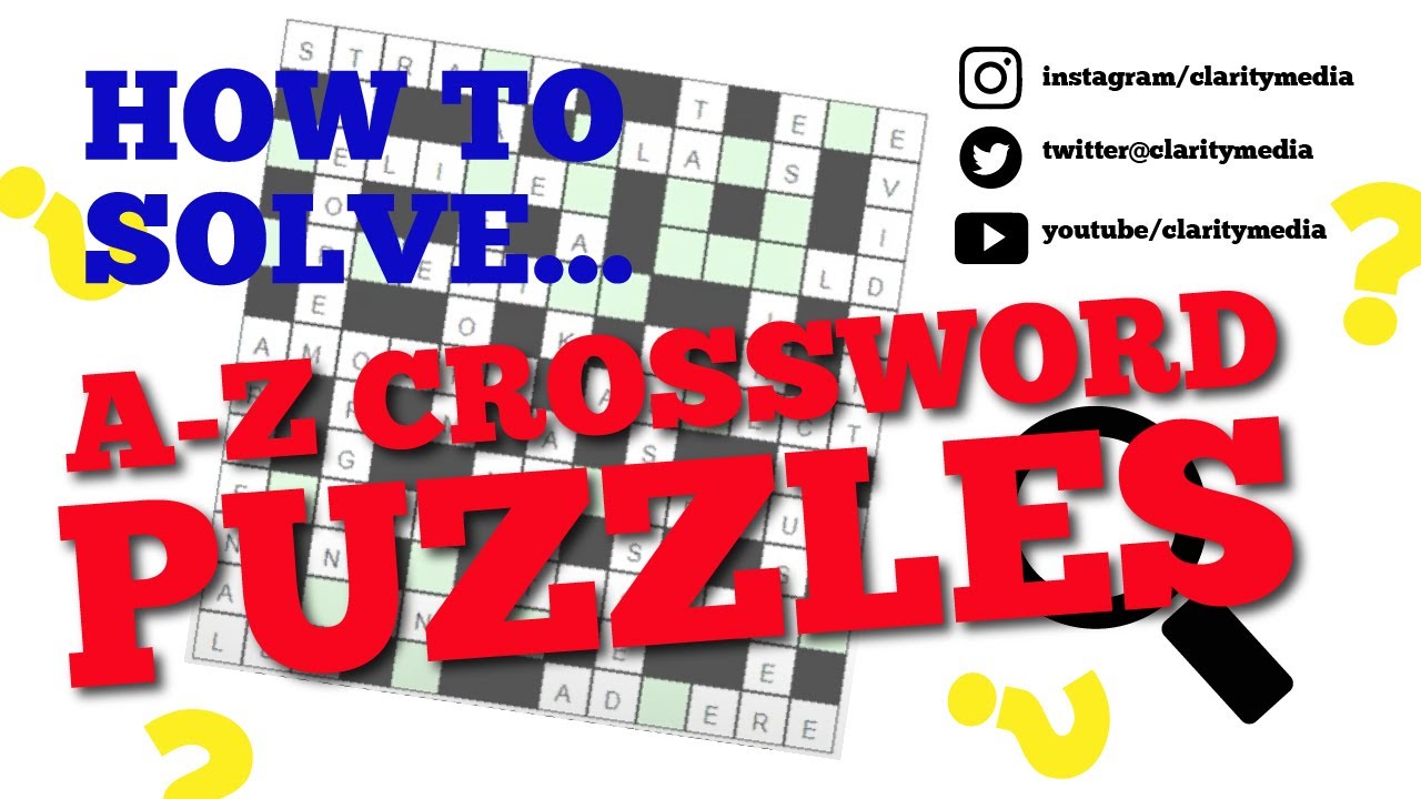 How to Solve A-Z Crossword Puzzles
