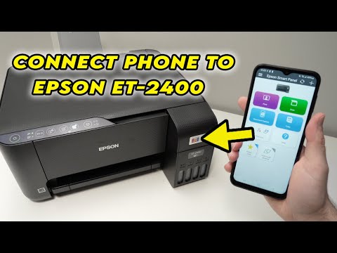 How to Connect Smartphone With Epson EcoTank ET-2400 Printer (iPhone Android)