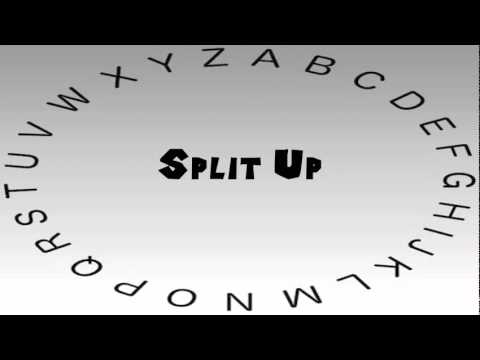 How to Say or Pronounce Split Up