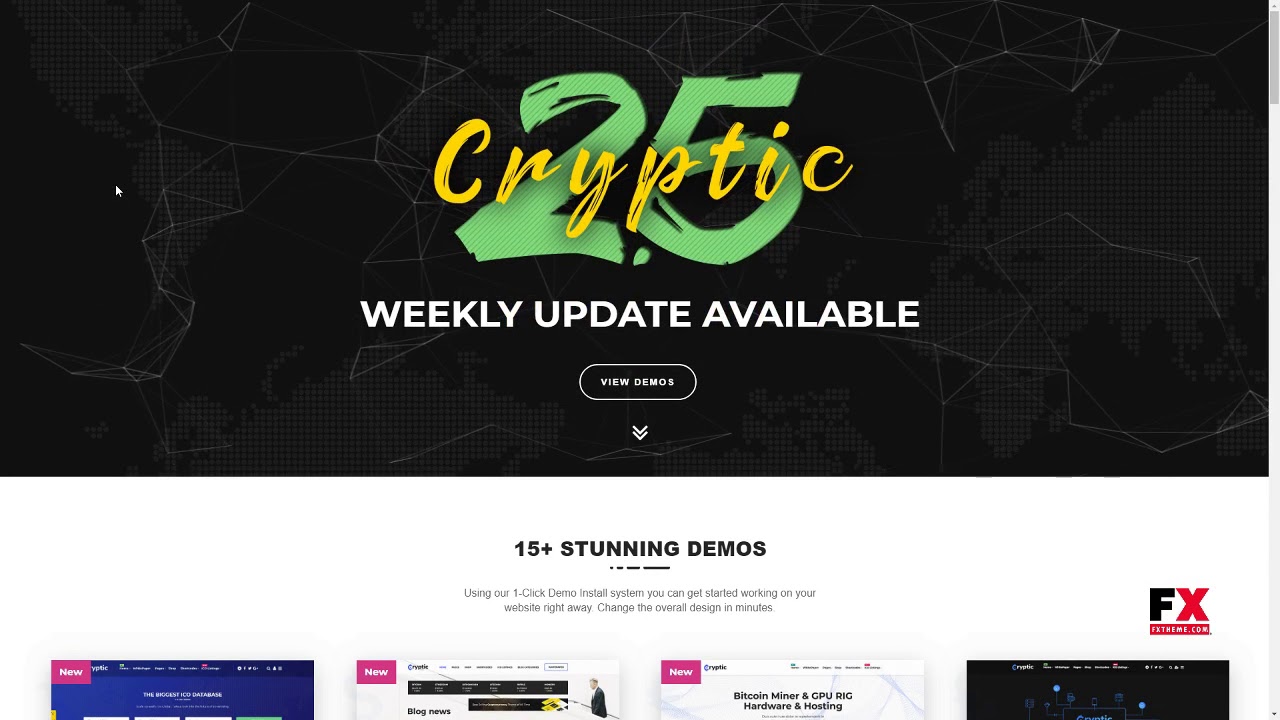 Cryptic - Cryptocurrency WordPress Theme