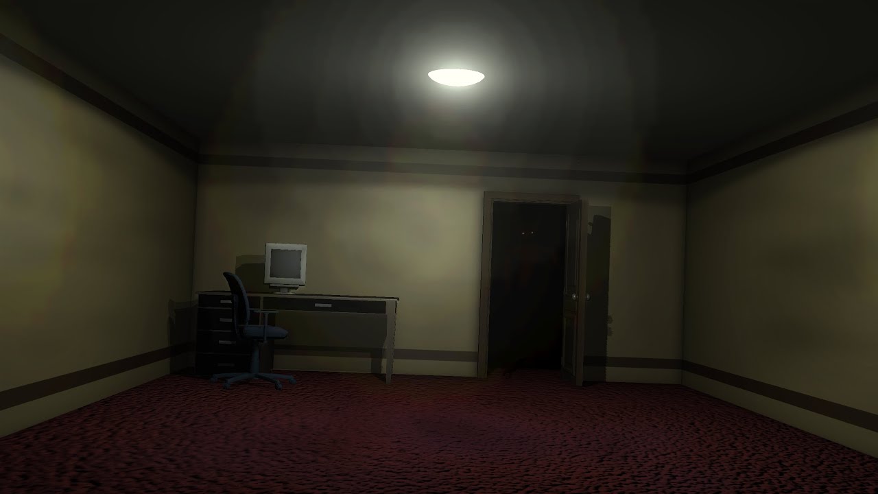 BACKROOMS prisma 3D test (no VHS effect)