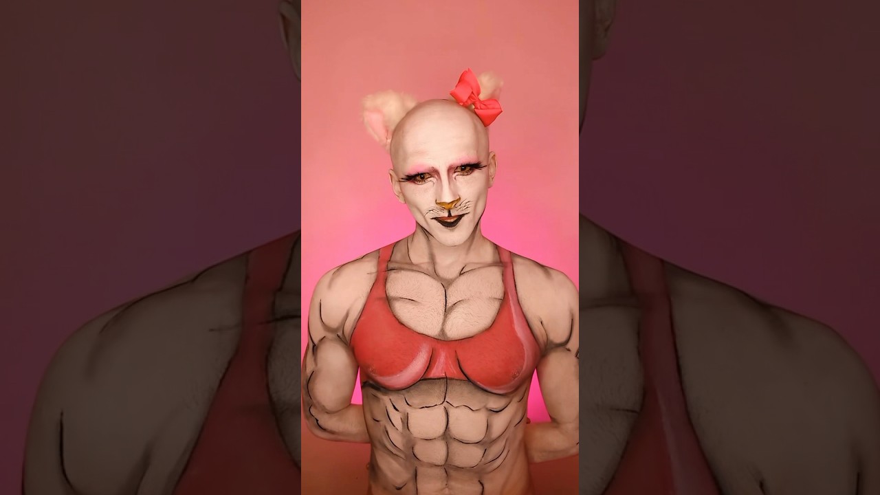 BUFF HELLO KITTY! 💪 This video going viral turned all my character buff! Full story on Insta!