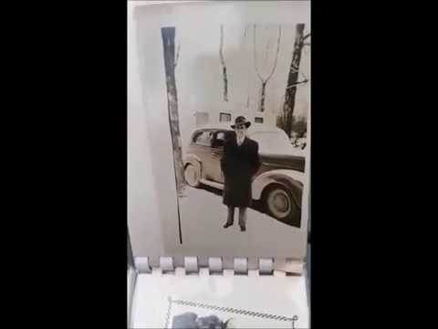 We found an old photo album! Lots of black and white photos!
