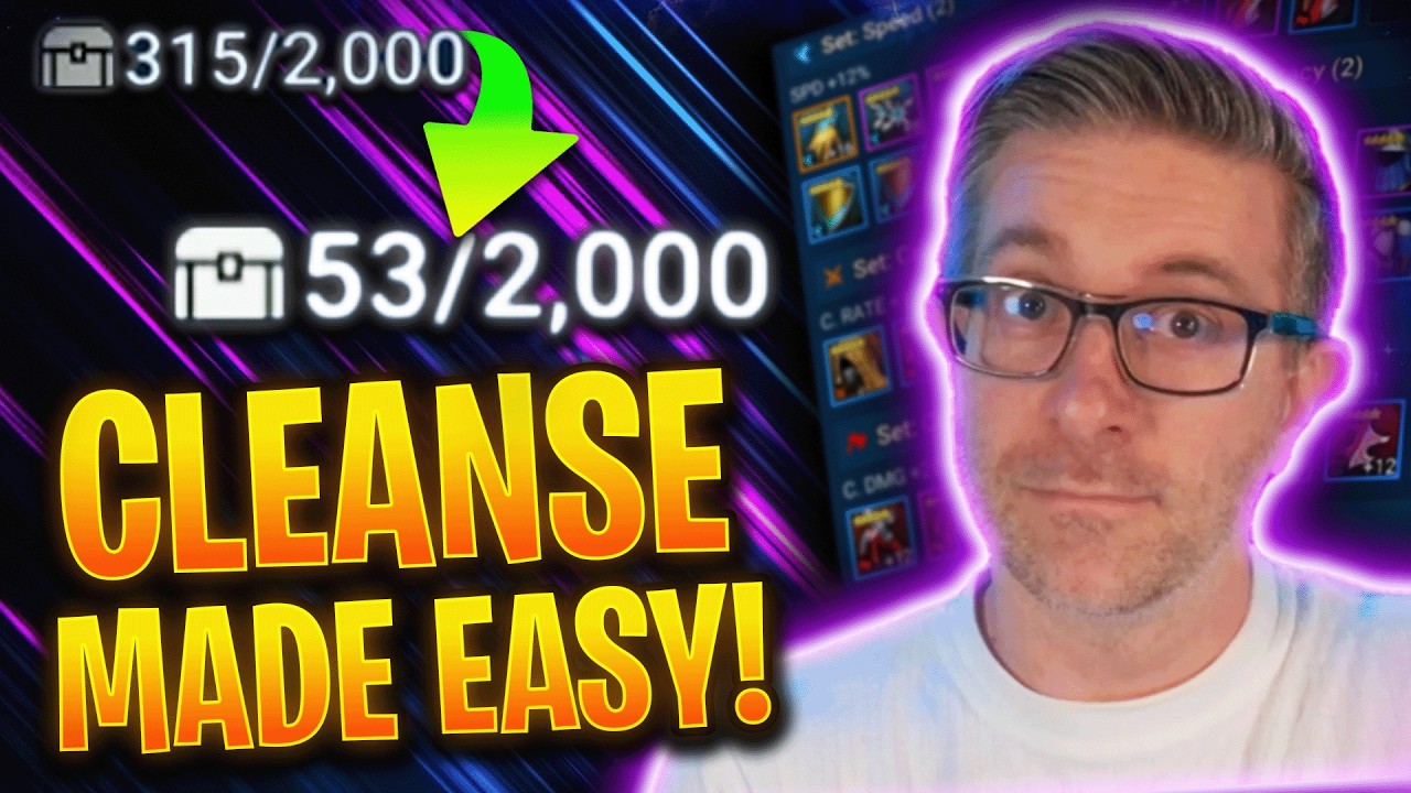 STOP OVERTHINKING! Your FIRST Gear Cleanse Guide | Raid Shadow Legends Beginner Tips