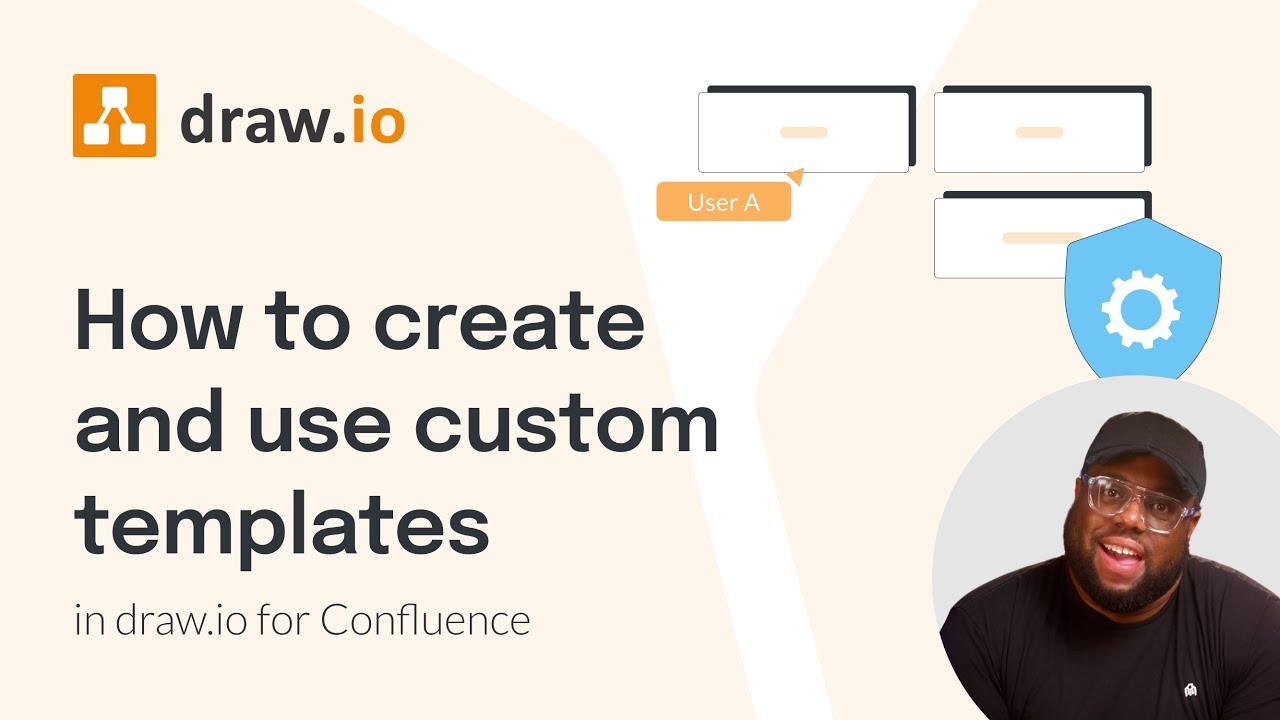 How to create and use custom templates in draw.io for Confluence